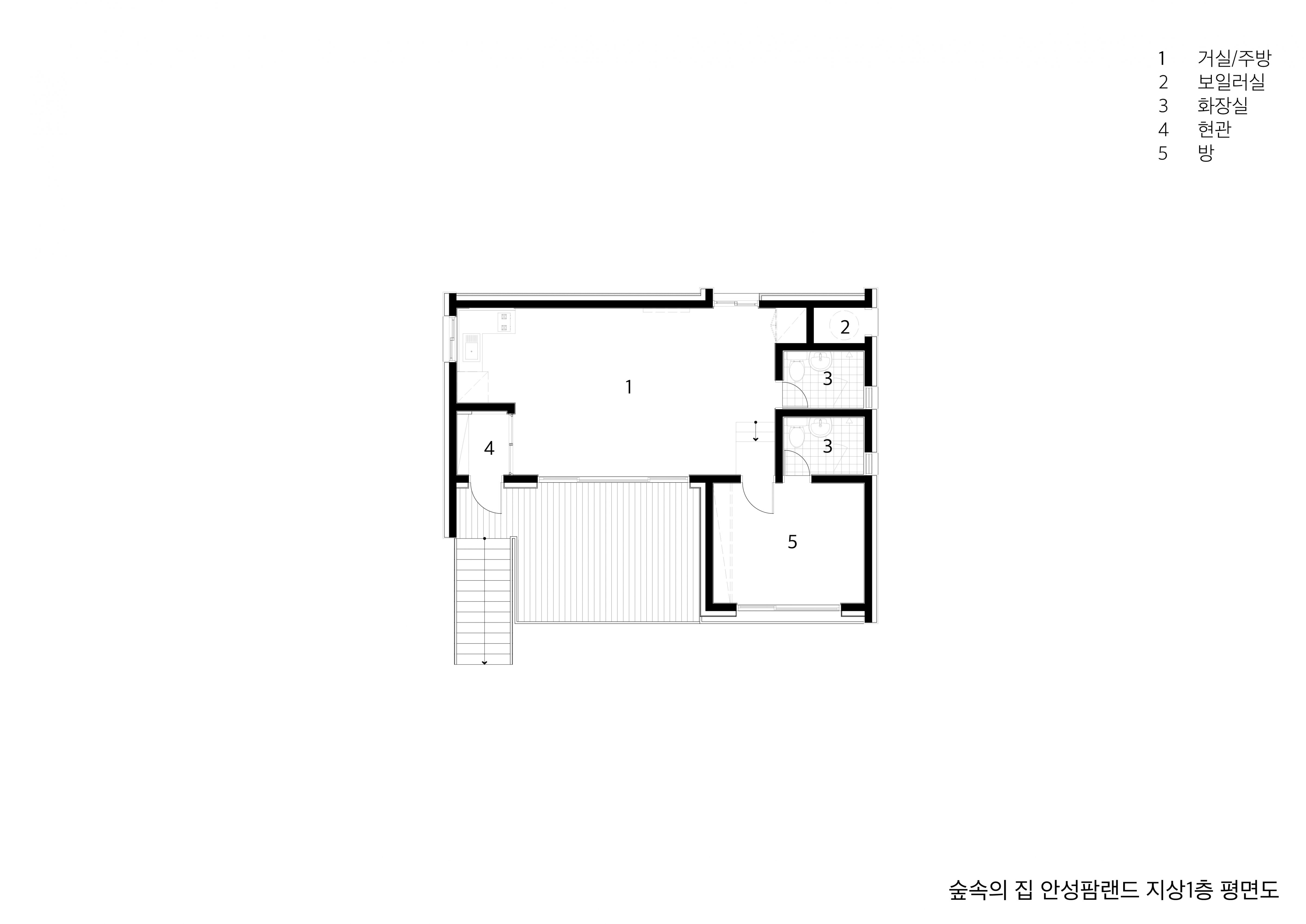 안성 서운산휴양림 숲속의 집 — FLAT ARCHITECTS STUDIO